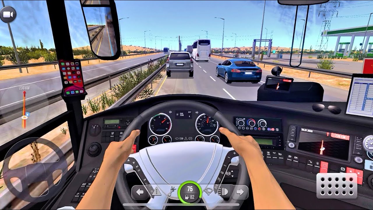 NEOPAN STARLINE Coach Bus Driving MIAMI To ORLANDO | Bus Simulator ...