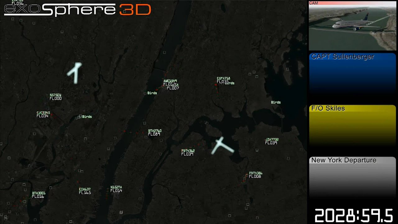 10x Timelapse: Flight 1549 Radar Data - YouTube
