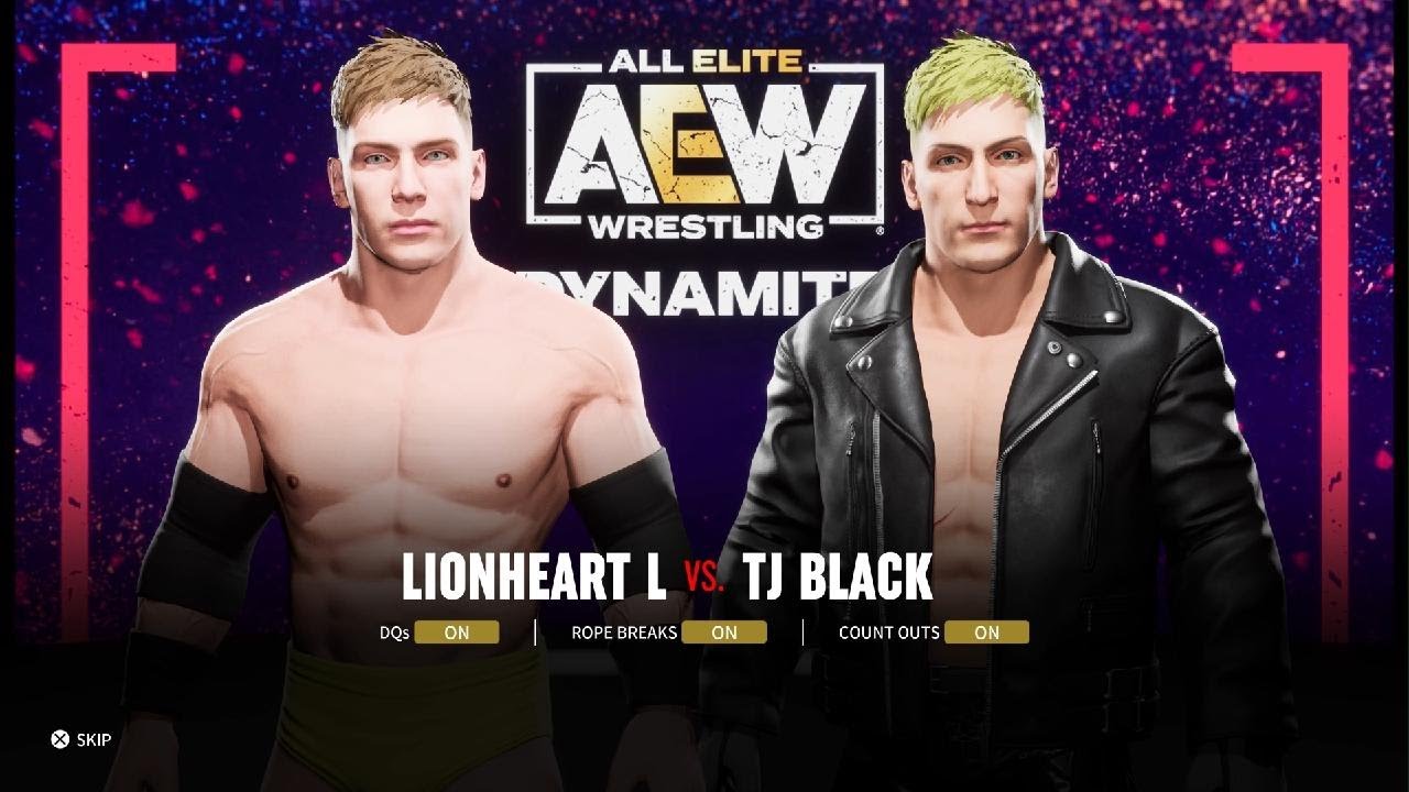 AEW: Fight Forever Lionheart vs TJ Black - YouTube