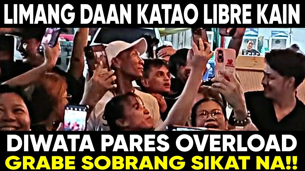 LIMANG DAAN KATAO LIBRE KAY DIWATA PARES OVERLOAD MULA KAY SENATOR ...