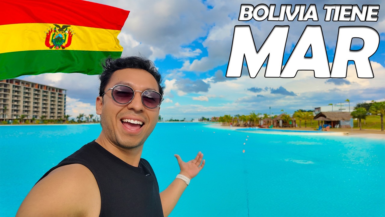 PLAYA, ARENA y MAR en BOLIVIA: así es el INCREÍBLE MAR ARTIFICIAL - YouTube