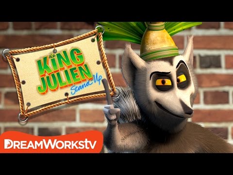 Lies In Fancy Wrapping Paper | KING JULIEN STAND UP