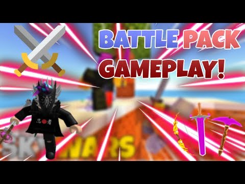 Battle Pack GAMEPLAY! | ROBLOX SKYWARS