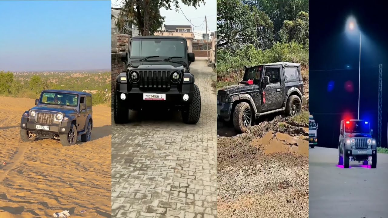 MOST POPULAR THAR OFF ROAD REELS 🔥👑🤩 THAR LOVERS 🤩#reels #thar #viral ...