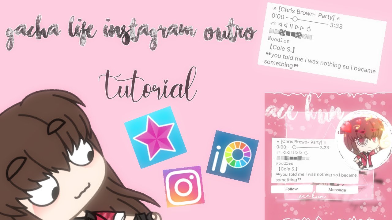 Instagram Outro Tutorial || Gacha Life - YouTube