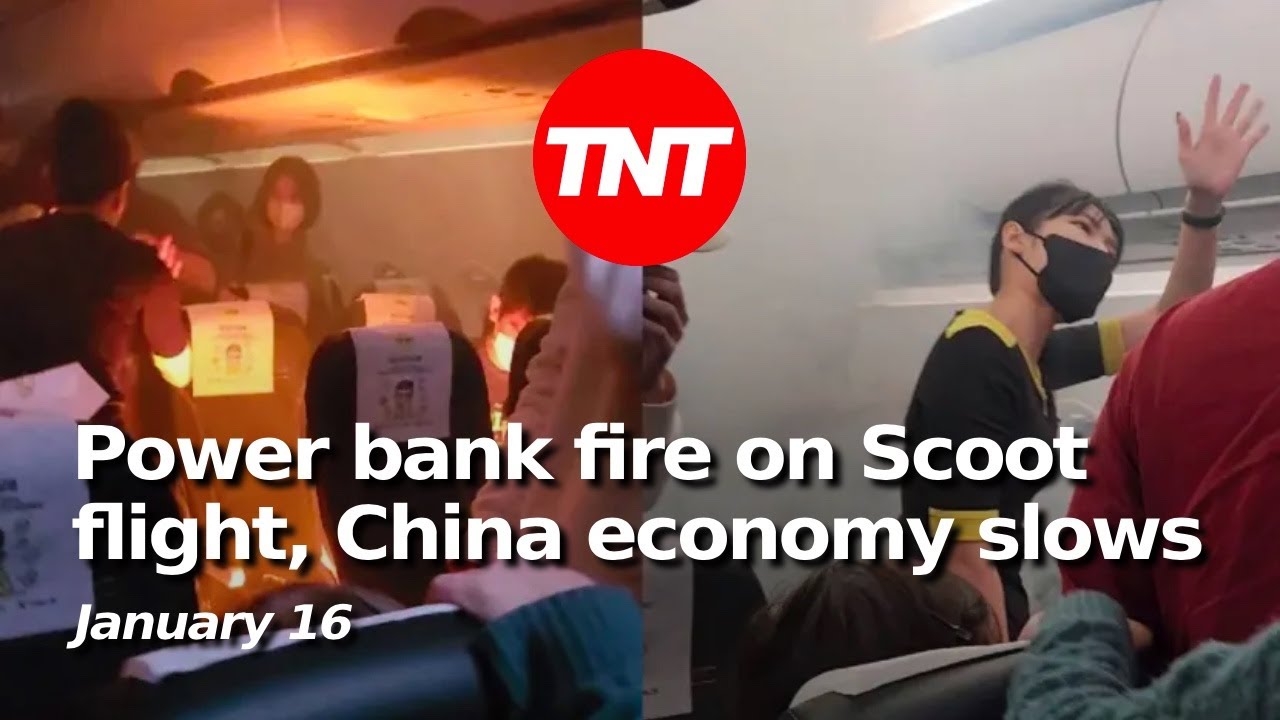 Great flaming power banks! China economy stumbles - TNT Jan 16 - YouTube