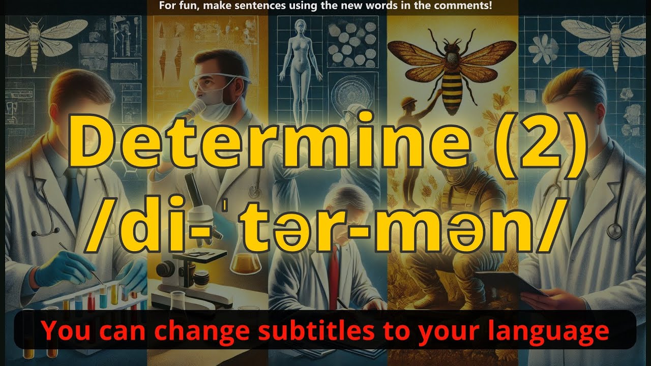 Determine meaning (2) with 5 examples - YouTube