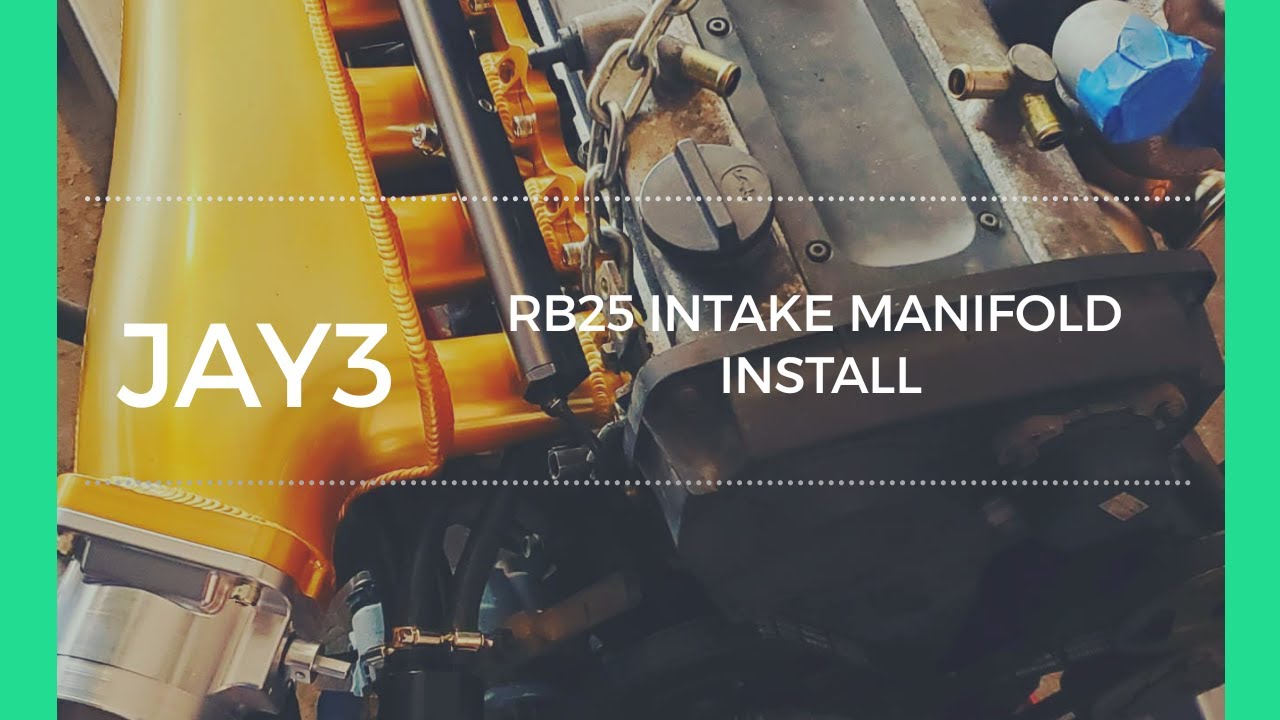 Rb25det neo aftermarket intake manifold install - YouTube