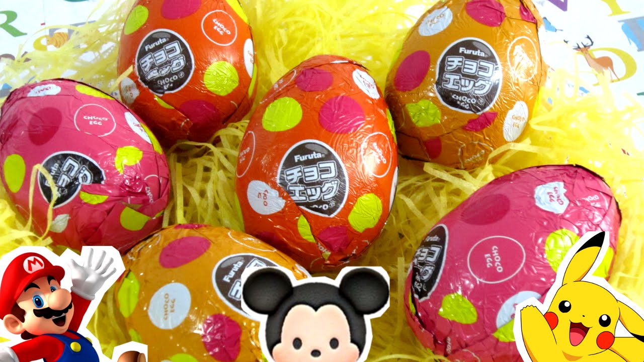 SURPRISE EGGS DISNEY Tsum Tsum | POKEMON XY | SUPER MARIO 3D World ...