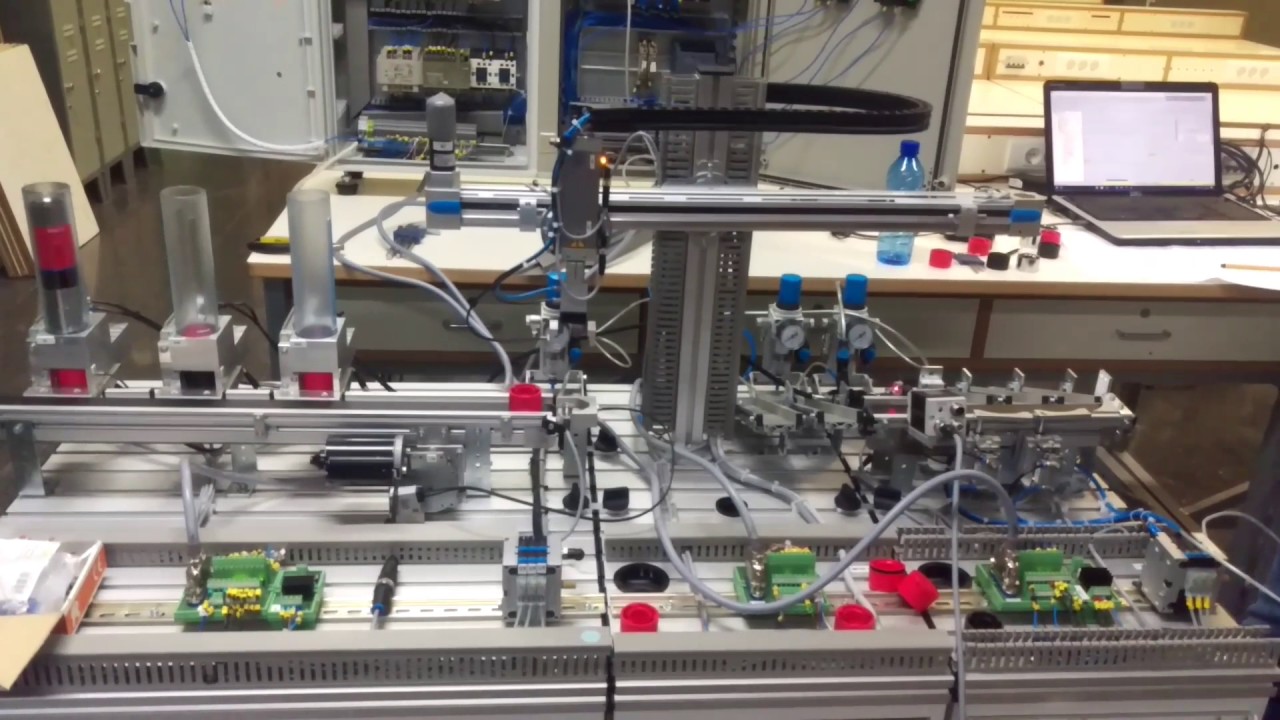 Maqueta mps festo - YouTube