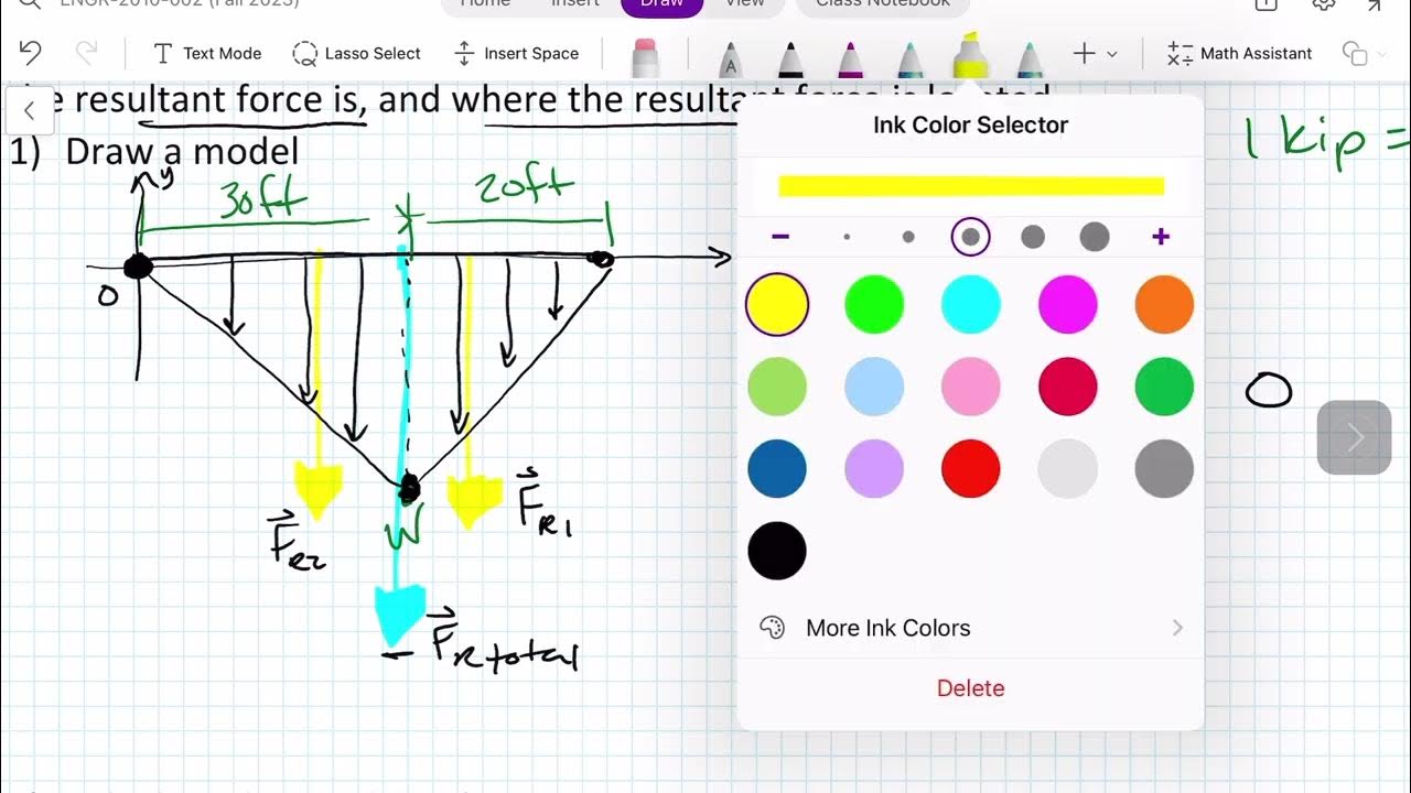 Distributed Loads: Example 1 - YouTube