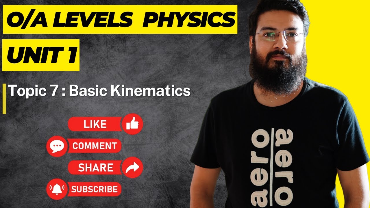 Physics 5070 II Unit 1 II Topic 7 : Basic Kinematics - YouTube
