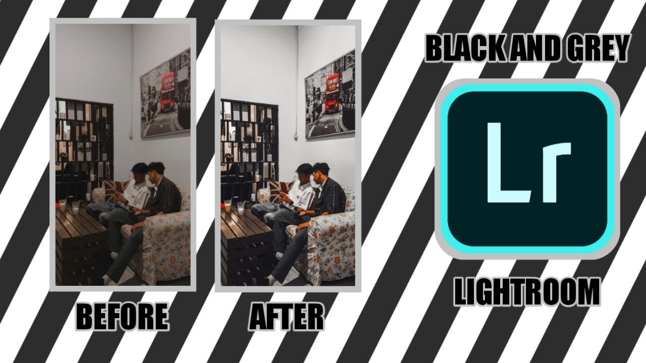 Tutorial Edit Foto Filter Black And Grey || Lightroom Mobile || # ...