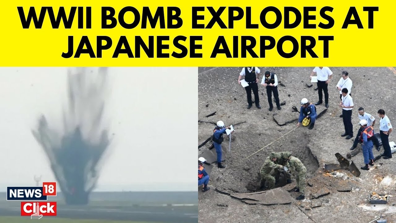 Japan Airport Shut After World War II Bomb Explodes Near Runway, 87 ...