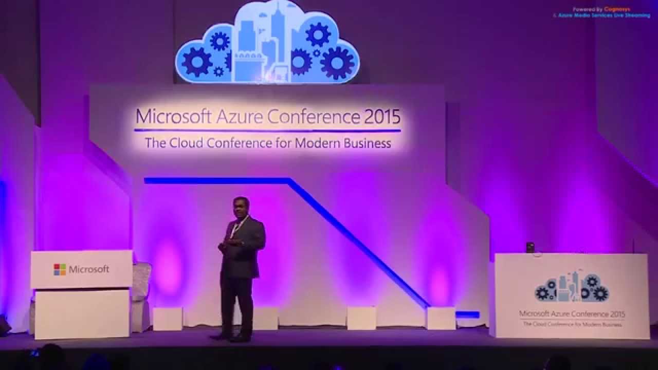 Keynote session at Microsoft Azure Conference 2015 Srikanth Karnakota ...