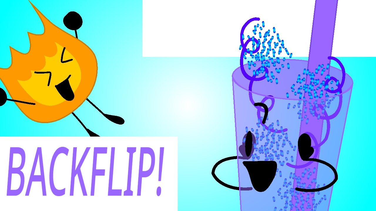BFDI FlipaClip Challenge: Silly Cup Watches Firey Doing a Backflip ...