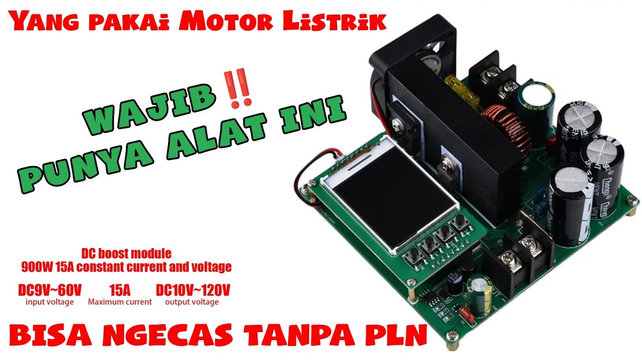 BOOSTER !!! Step up - Charger Motor Listrik - YouTube