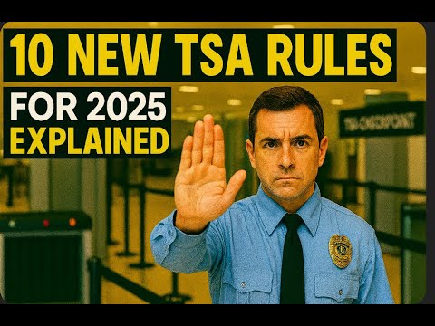 10 New TSA Rules for 2025 Explained - YouTube