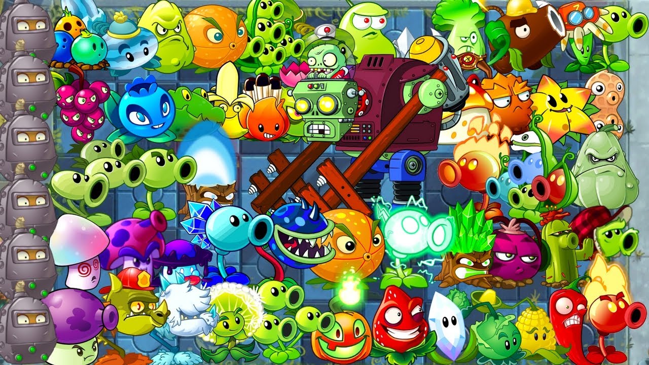 Plants vs Zombies 2 Every Plant Power UP vs Prime Gargantuar Zombie ...