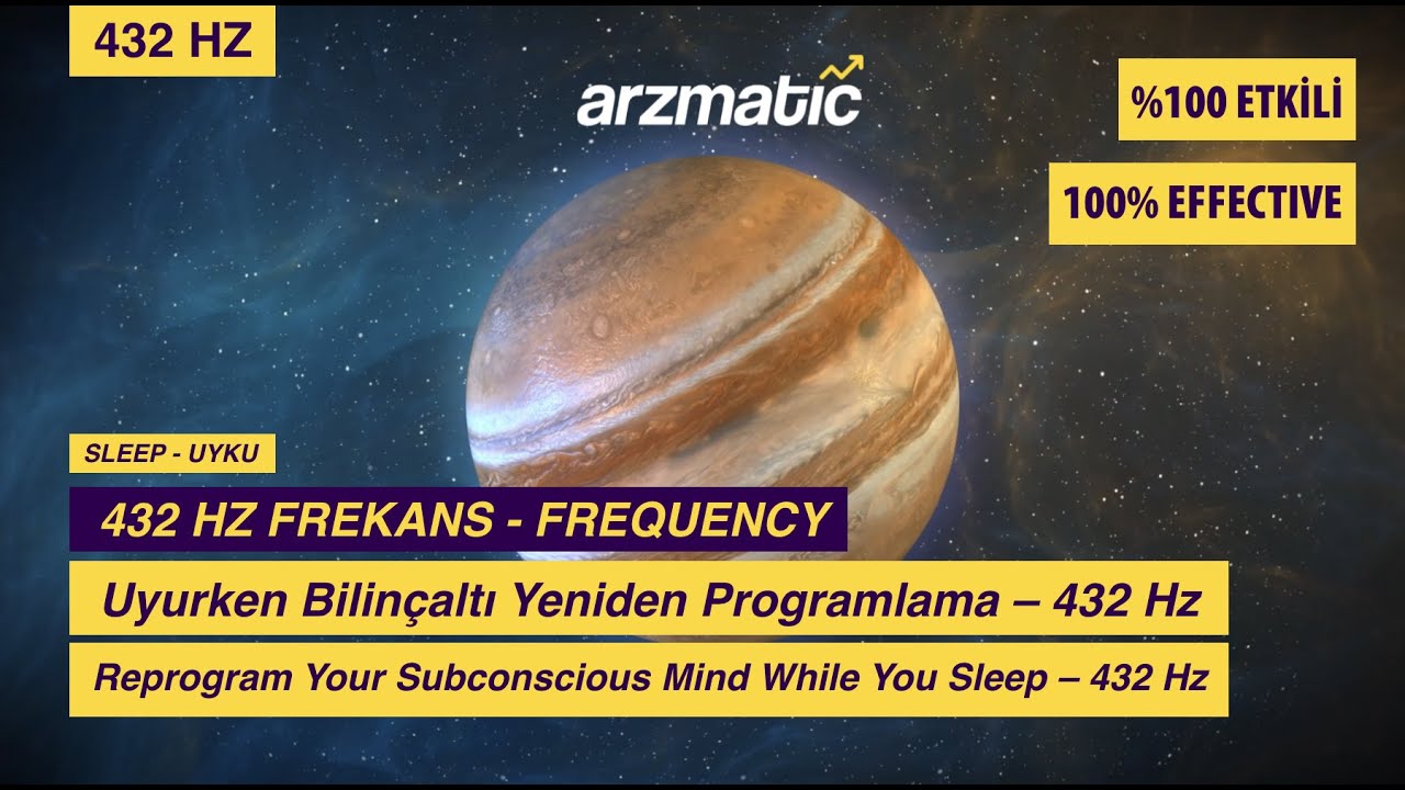 %100 Effective Reprogram Your Subconscious Mind While You Sleep – 432 Hz Frequency 2 Hours! No ...