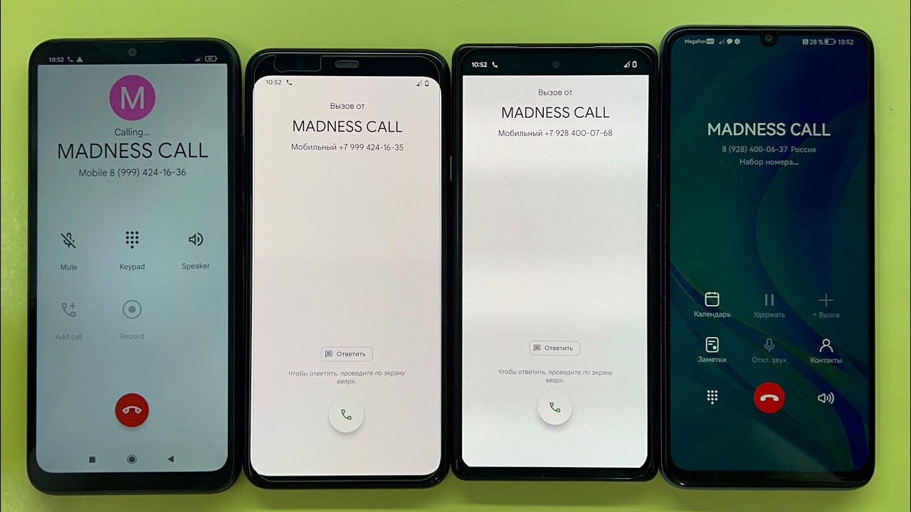 Google Pixel 6 Vs Google Pixel 4XL Incoming Call & Outgoing Call At The ...