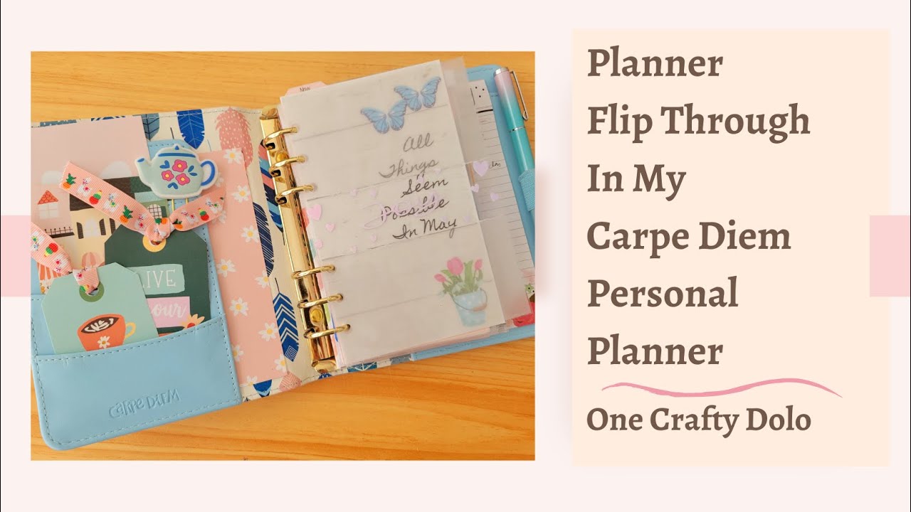 Planner Flip Through In My Personal Planner For May - YouTube