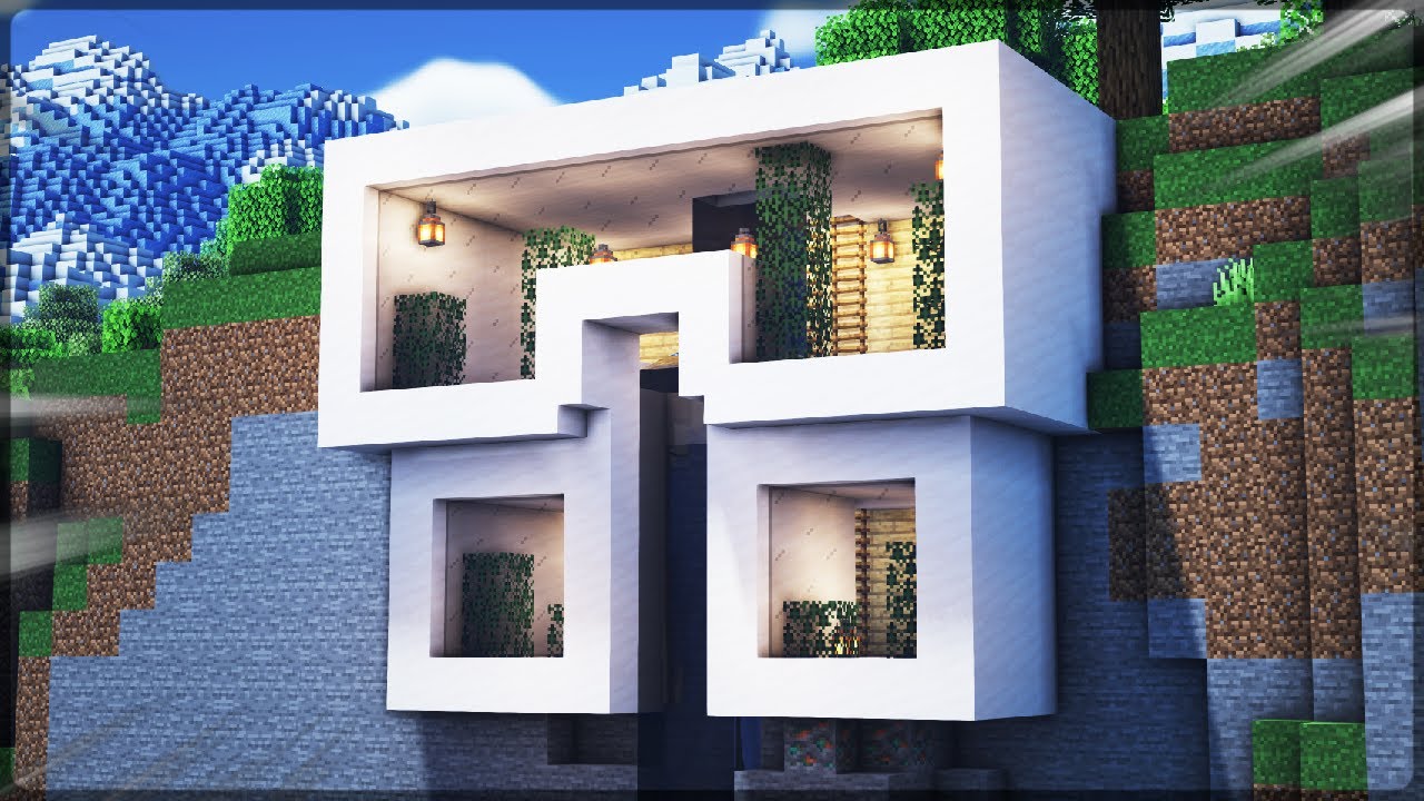 How to Build: Mountain Base With Waterfall - Minecraft Tutorial 1.18 ...