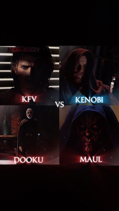 KnightFall Vader&Obi wan vs Dooku&Maul - YouTube