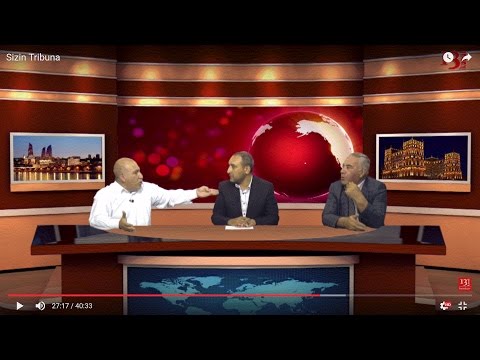 Hafiz Hacıyev Pənah Hüseynlə debatda: \