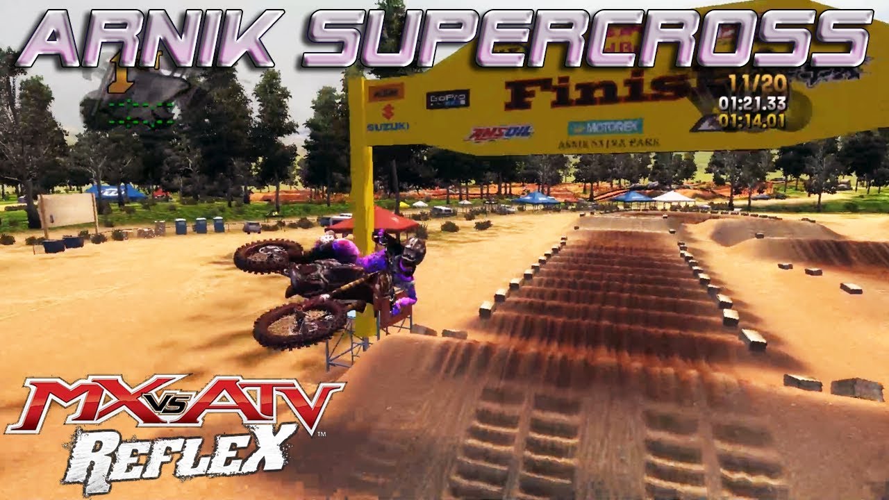 MX vs. ATV Reflex Custom Track | Arnik Park Supercross - YouTube