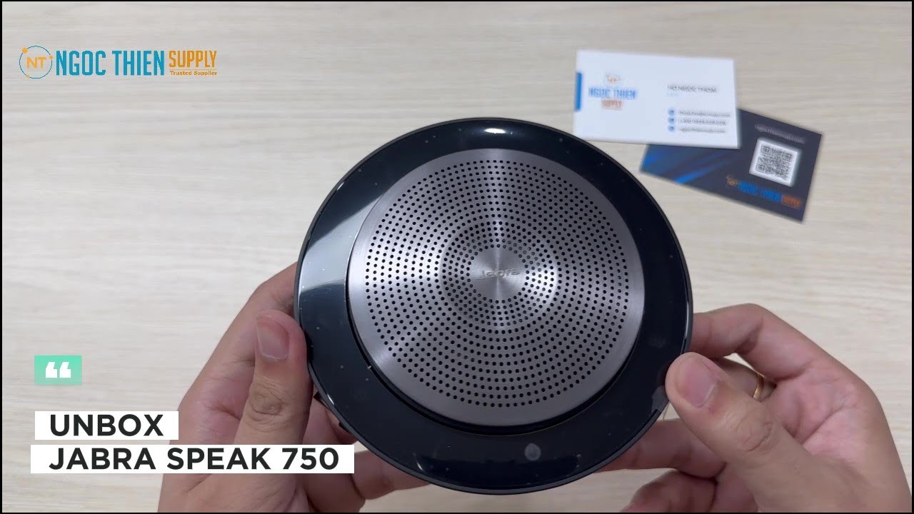 UNBOX JABRA SPEAK 750 MS - YouTube