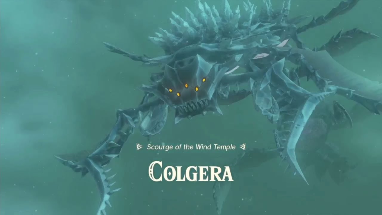 Wind Temple Boss Colgera - Zelda Tears of The Kingdom - YouTube