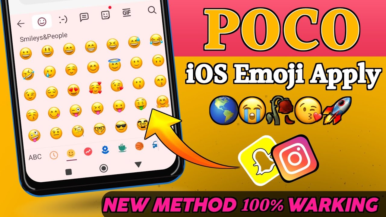 ios Emoji Add on Poco Device || iOS Emoji on Android 🚀 - YouTube