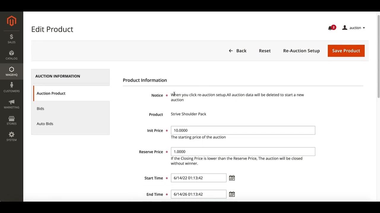Magento 2 Auction Extension | How to use and configure? - YouTube