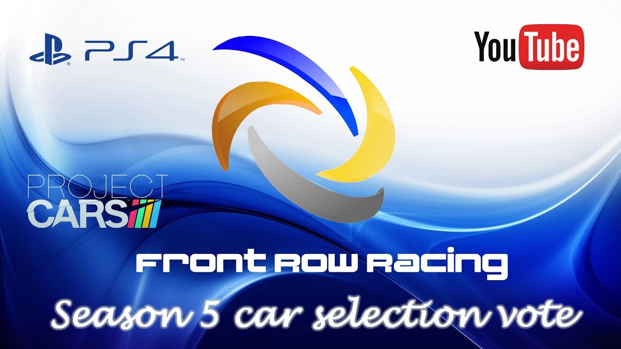 Front Row Racing Project Cars season 5 car selection - YouTube