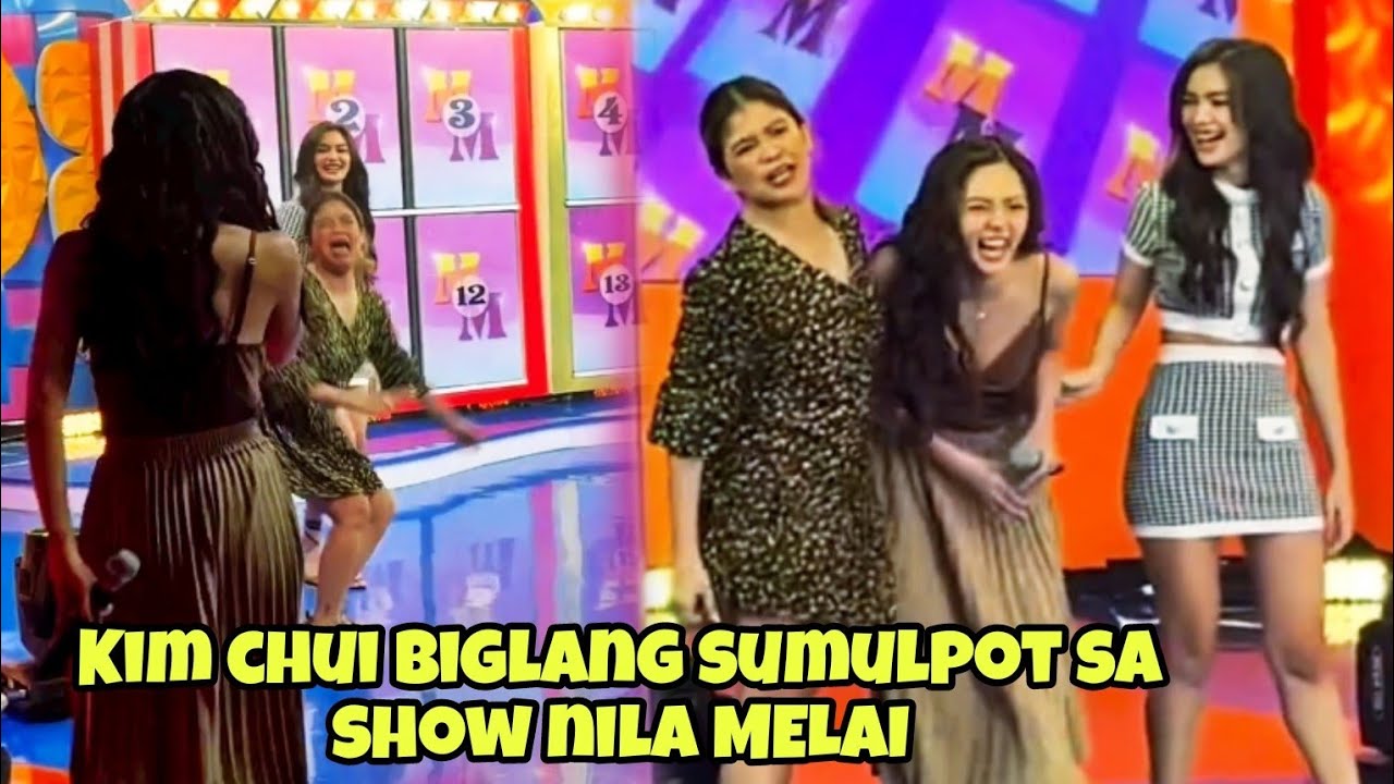 KIM CHUI BIGLANG SUMULPOT SA SHOW NG KAIBIGANG SI MELAI,Melai Tuwang ...