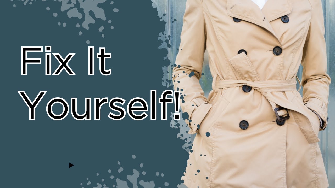 How To Fix A Hole In A Coat Pocket. Easy, Quick and Professional Repair ...