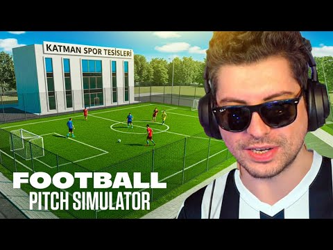 HALI SAHA TESİSLERİMİZ HALKIMIZA HAYIRLI OLSUN! | Football Pitch Simulator (1. BÖLÜM)