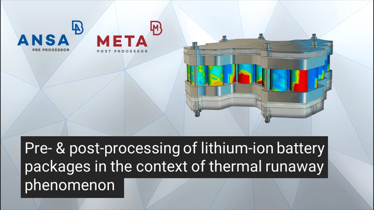 Pre- & post-processing of lithium-ion battery packages in the context ...