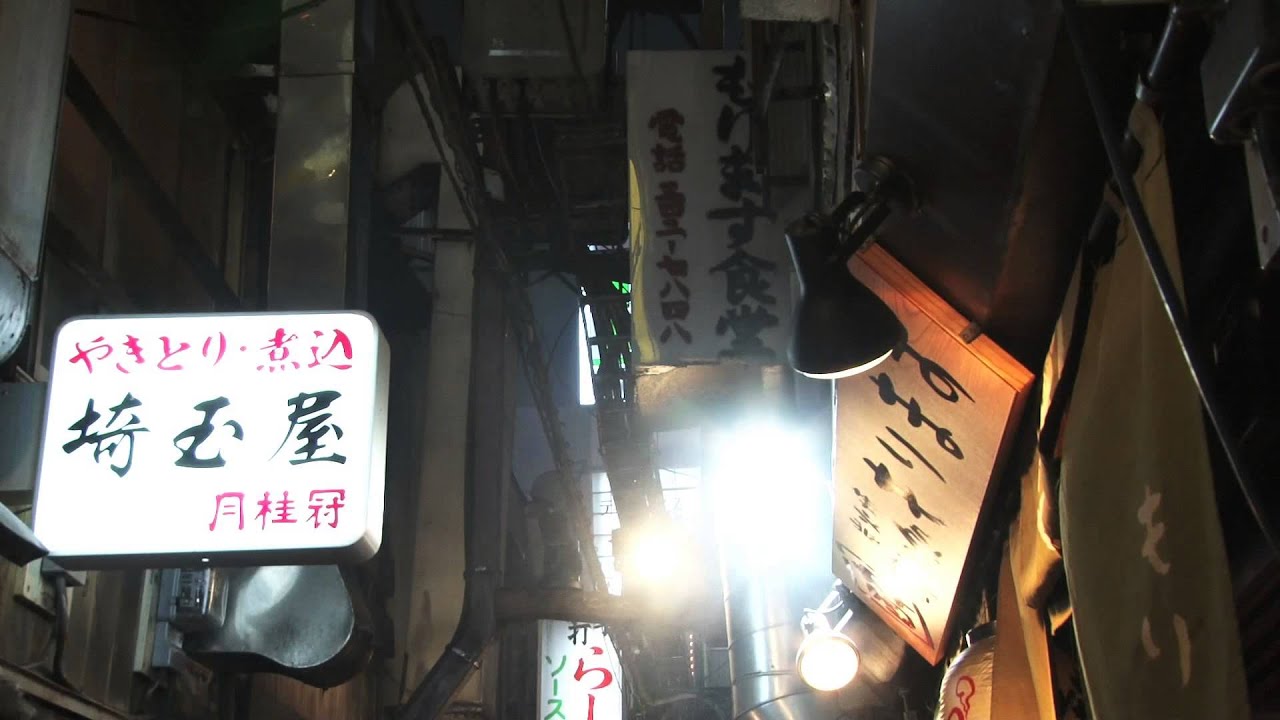 Free Stock Footage - Japanese Sign (Japan, Alley, Night) - YouTube