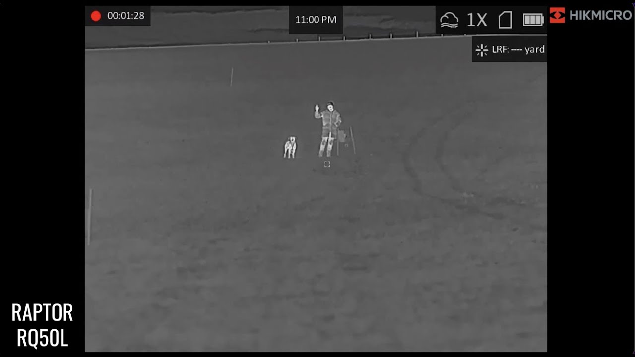 HIKMICRO Raptor RQ50L Thermal Fusion Optical Binoculars Test Footage ...
