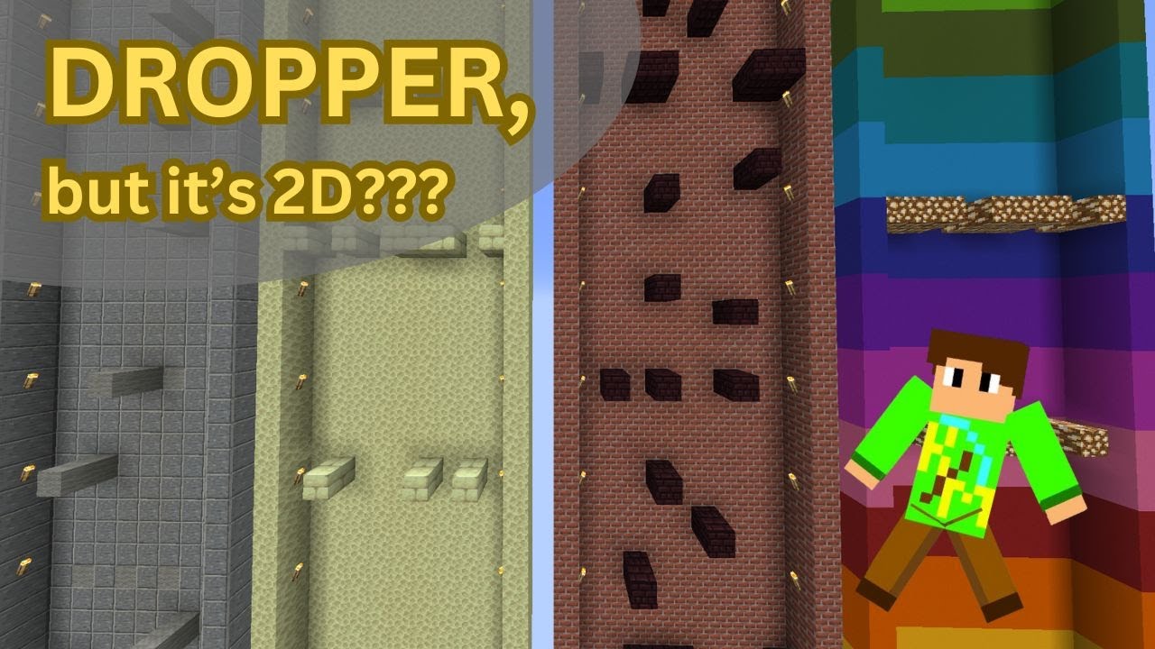 Minecraft Dropper, but it is 2D??? - YouTube