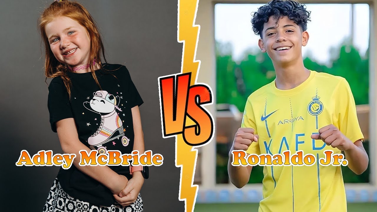 Adley McBride (A for Adley) VS Cristiano Ronaldo Jr. Transformation ...