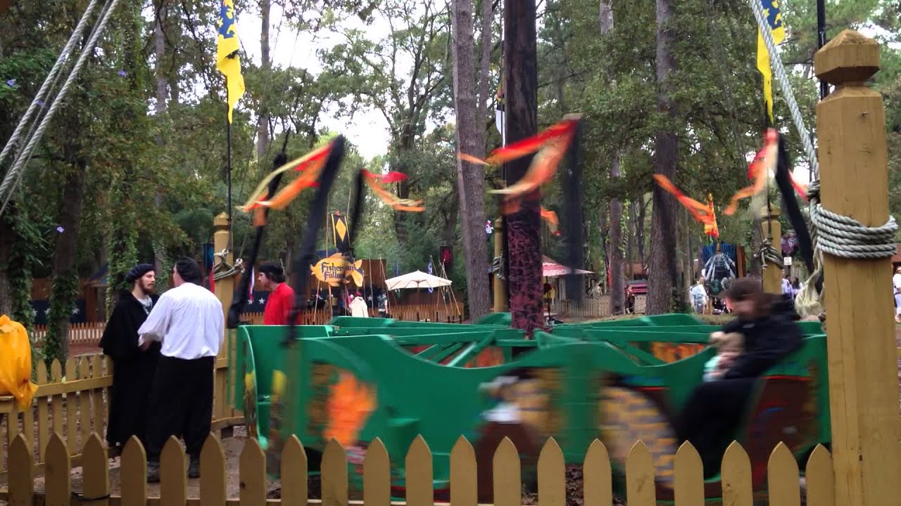 Spinning Rides at Texas Renaissance Festival - YouTube