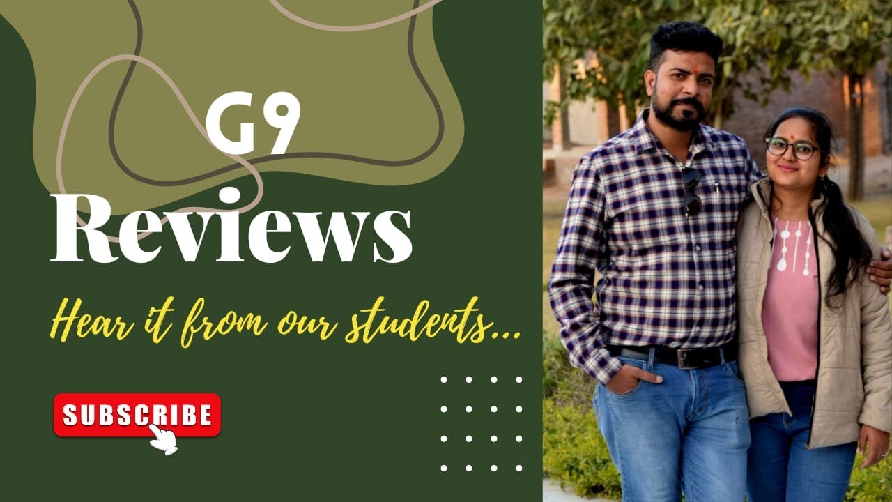 Review from A G9 student: Pooja Naval | Anurag Lohia | G9 Abroad ...