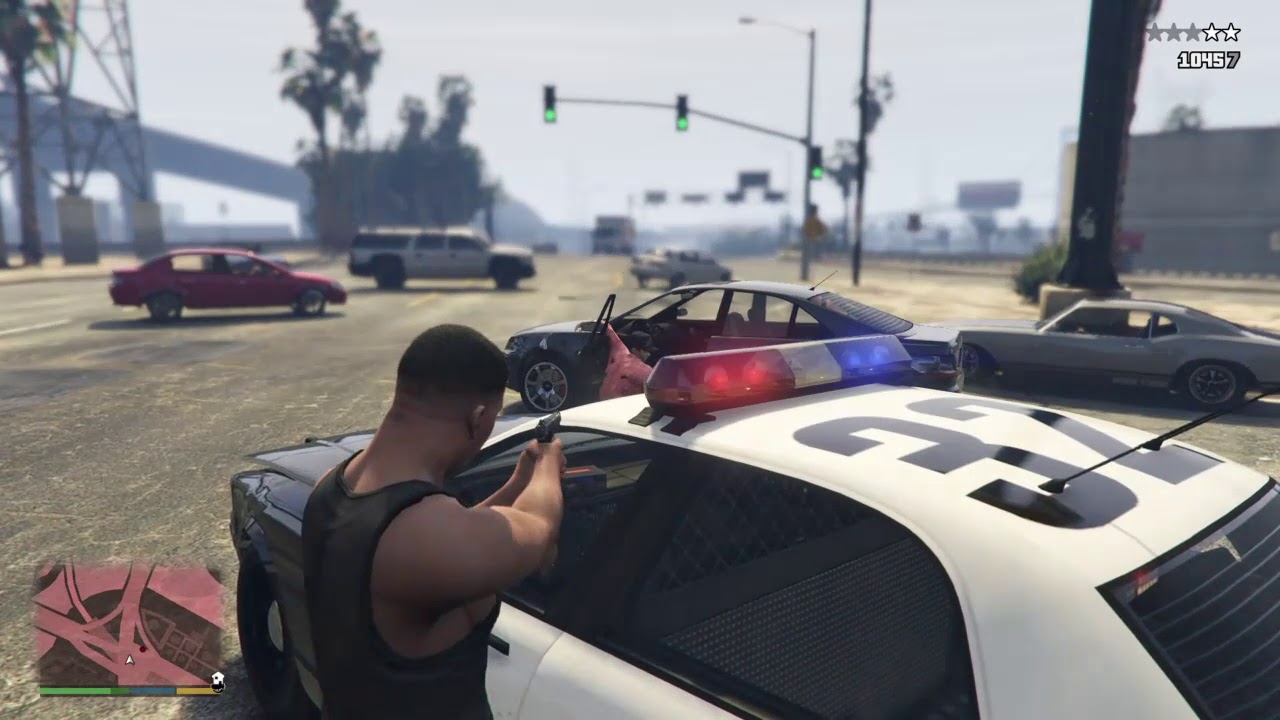 Grand Theft Auto V - Police Patrol - YouTube