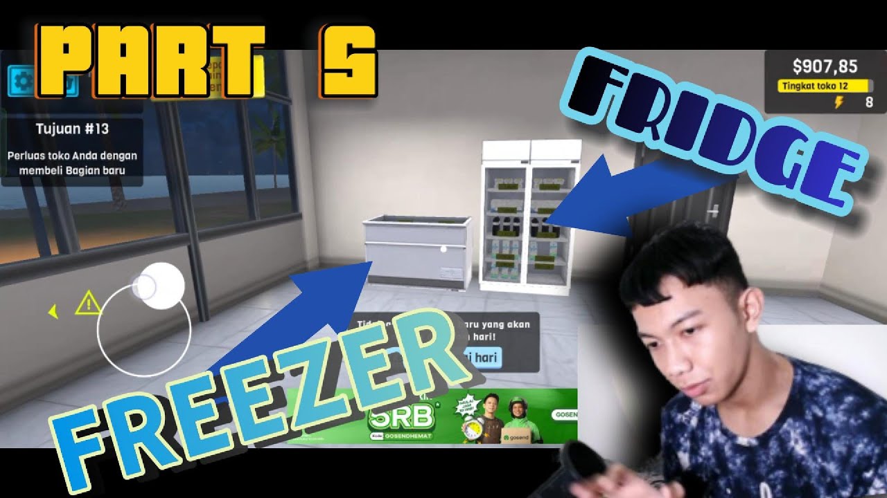 Perbedaan kulkas dan freezer_Manage Supermarket Simulator - YouTube