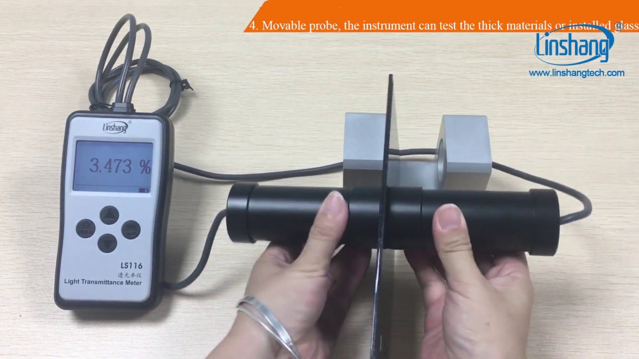 LS116 light transmittance meter - YouTube