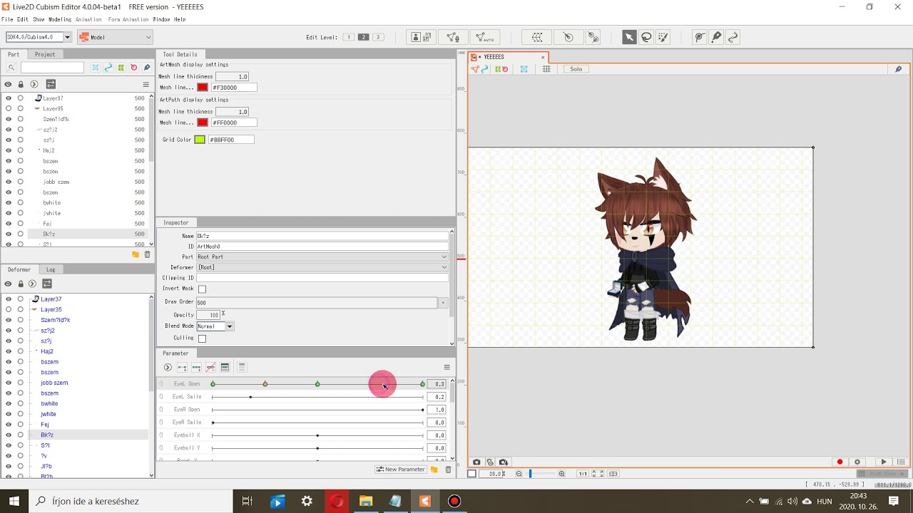 How to put more keyframe? /Live2D Cubism/ Request - YouTube