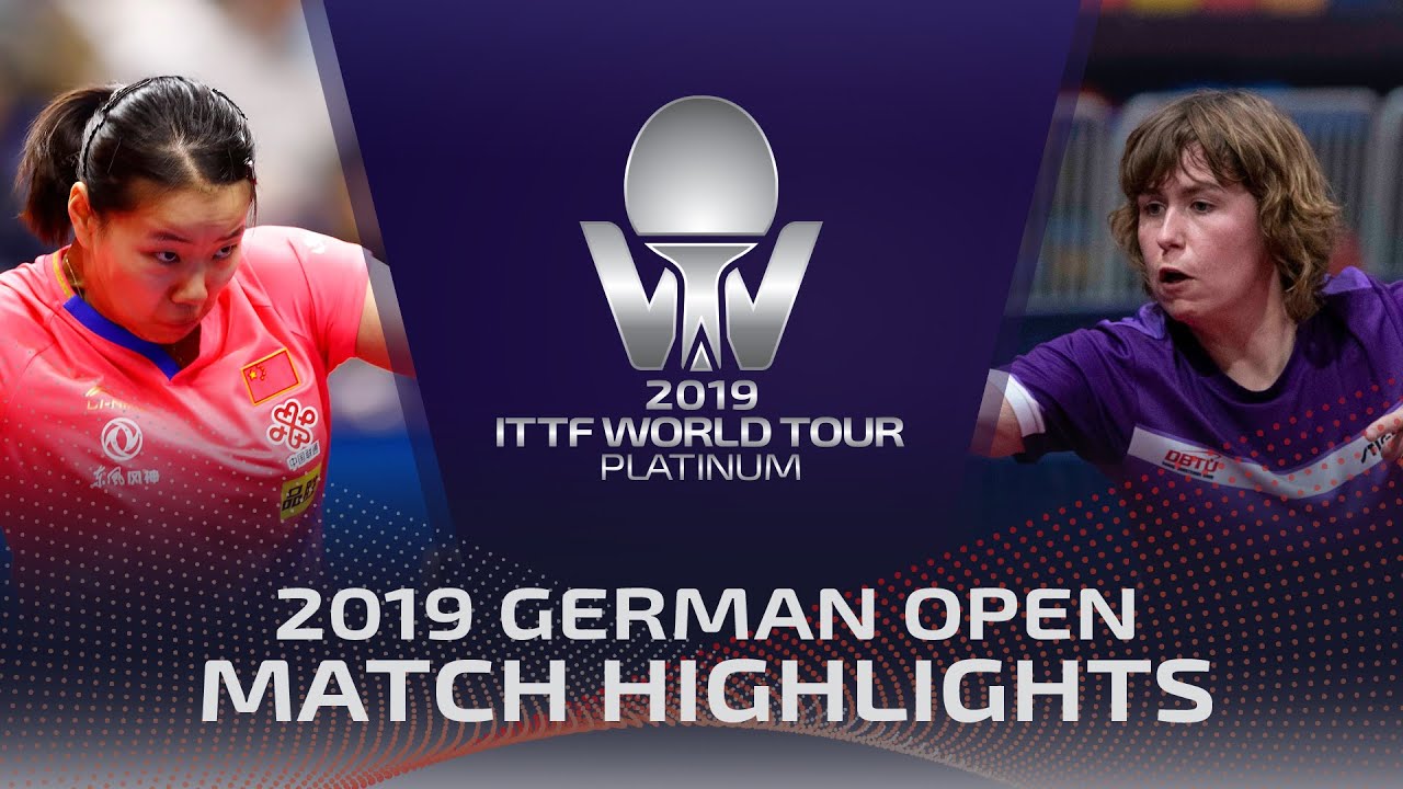 Gu Yuting vs Stefanie Christensen | 2019 ITTF German Open Highlights ...
